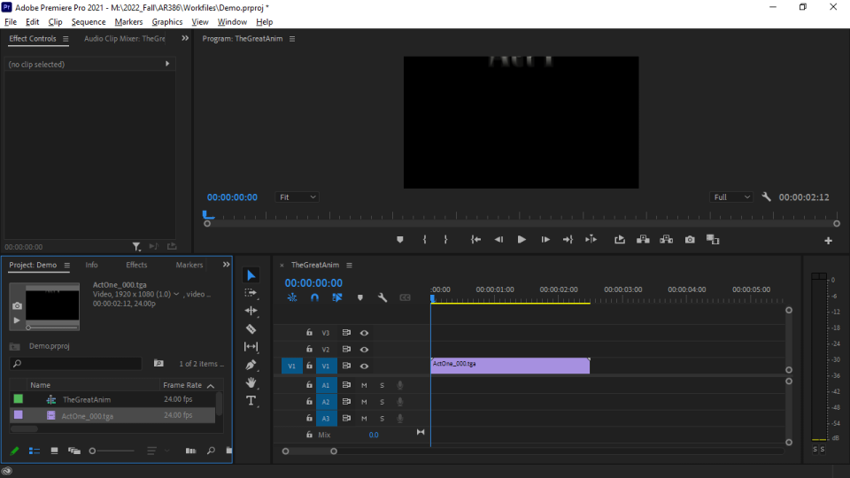Premiere Pro – Monmouth Animation Instruction Pages