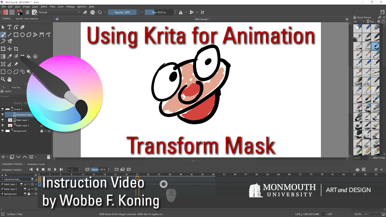Krita Monmouth Animation Instruction Pages
